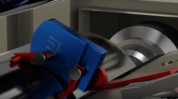 Measurement gauge for doctor blade angle setting | Flexo+Tief-Druck