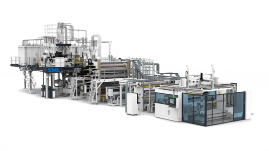 Gießfolienanlage mit neuem Streckwerk | Flexo+Tief-Druck